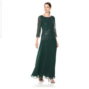 J Kara Dresses | Embellished Side Tie Chiffon Dress | Poshmark